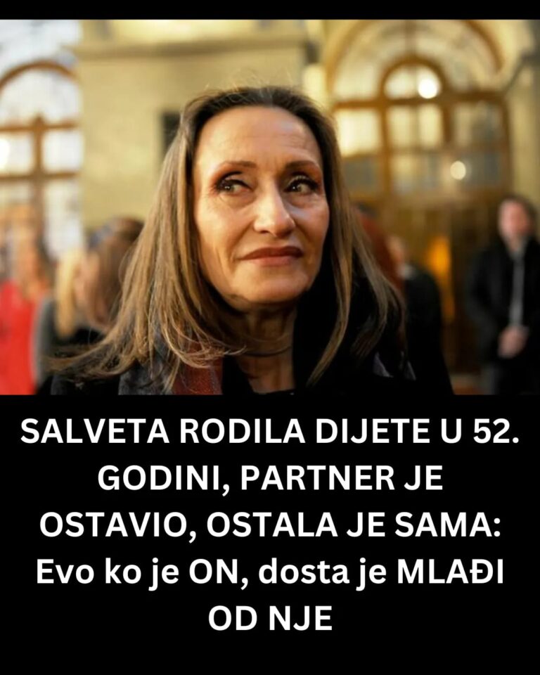 SALVETA RODILA DIJETE U 52. GODINI, PARTNER JE OSTAVIO, OSTALA JE SAMA ...